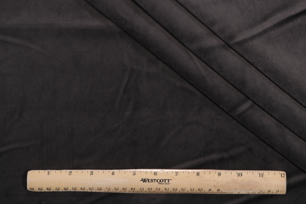 1 Yards Kaufmann Obsession Velvet Upholstery Fabric in Shale