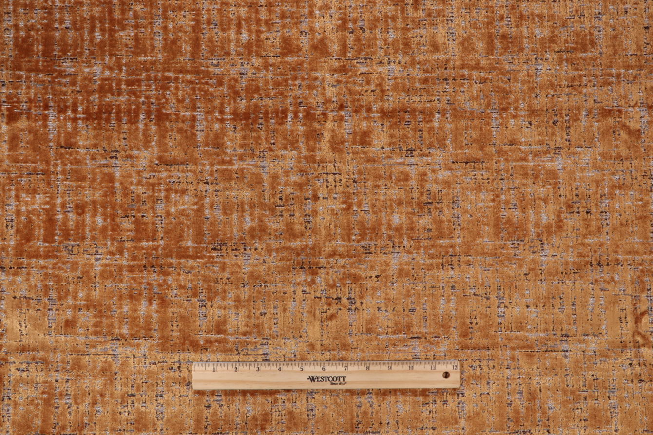 0.5 Yards Covington Moonstruck Velvet Upholstery Fabric in Tuscan Sun