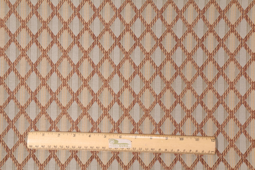 1.2 yards Woven Upholstery Fabric in Pecan
