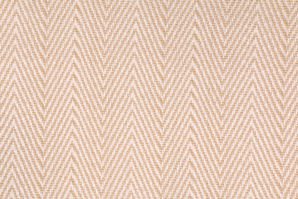 5.3 Yards Chevron Upholstery Fabric in Natural