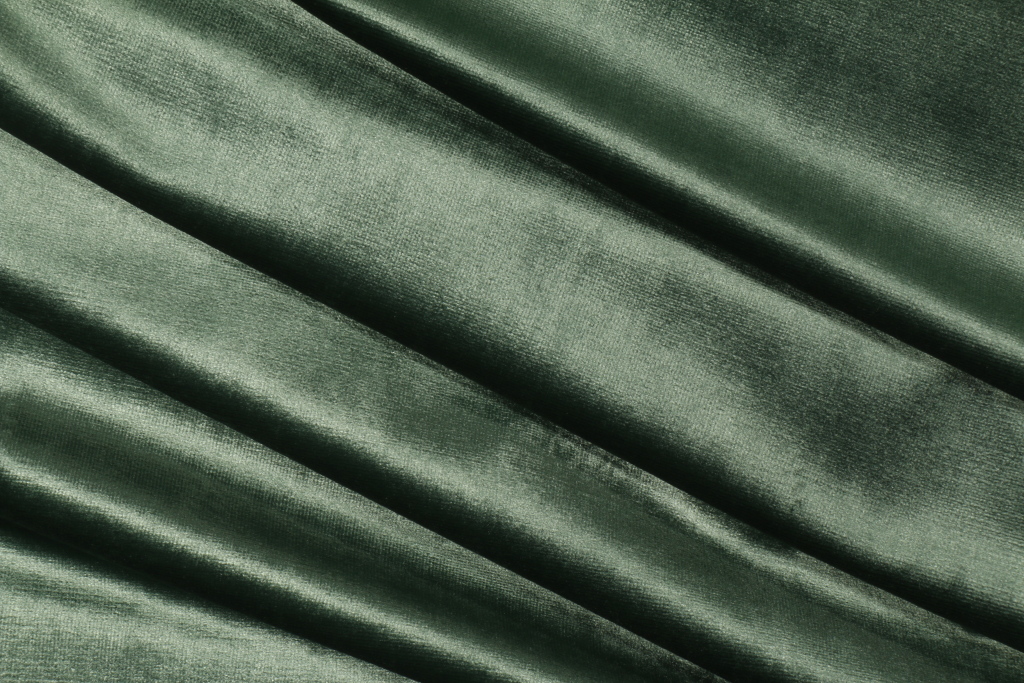 5.6 yards Radiant Velvet Italian Made Upholstery Fabric in Forest
