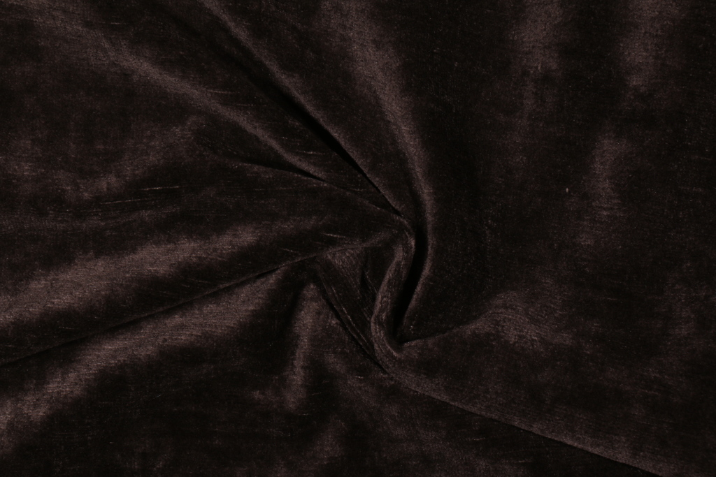 12 Yards Designer Velvet Italian Made Upholstery Fabric in Mink