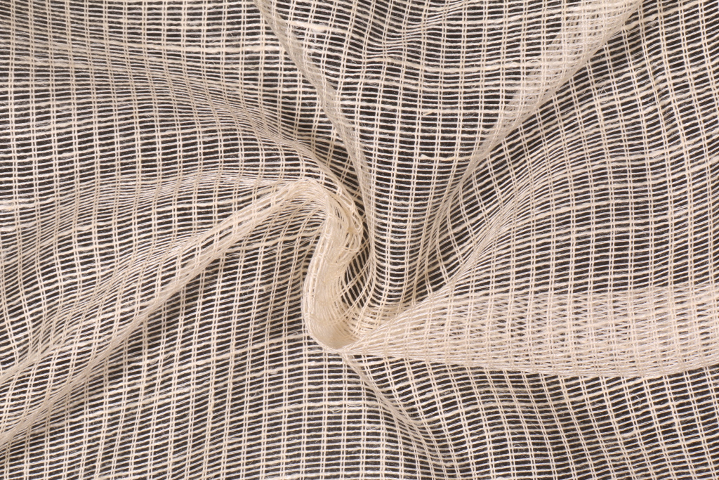 1.5 Yards Robert Allen Fine Threads Italian Made Sheer Drapery Fabric ...