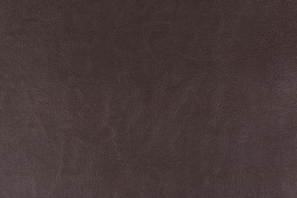 Arlington Bonded Leather Upholstery Fabric in Burgundy (dark brown)