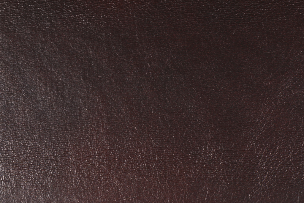 Sienna Bonded Leather Upholstery Fabric in Chocolate