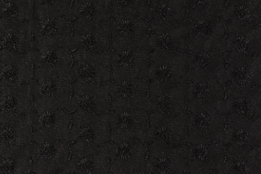 8.3 Yards Robert Allen Beaudoin Embroidered Poly Sheer Drapery Fabric ...