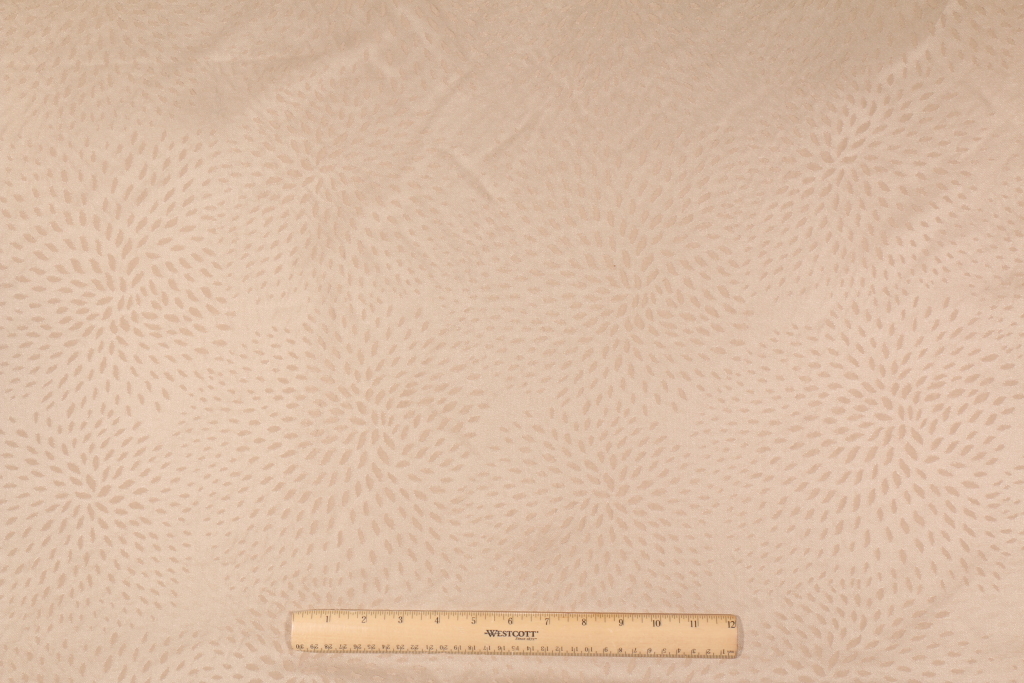 5.3 Yards TFA Spitfire Damask Upholstery Fabric in Cream