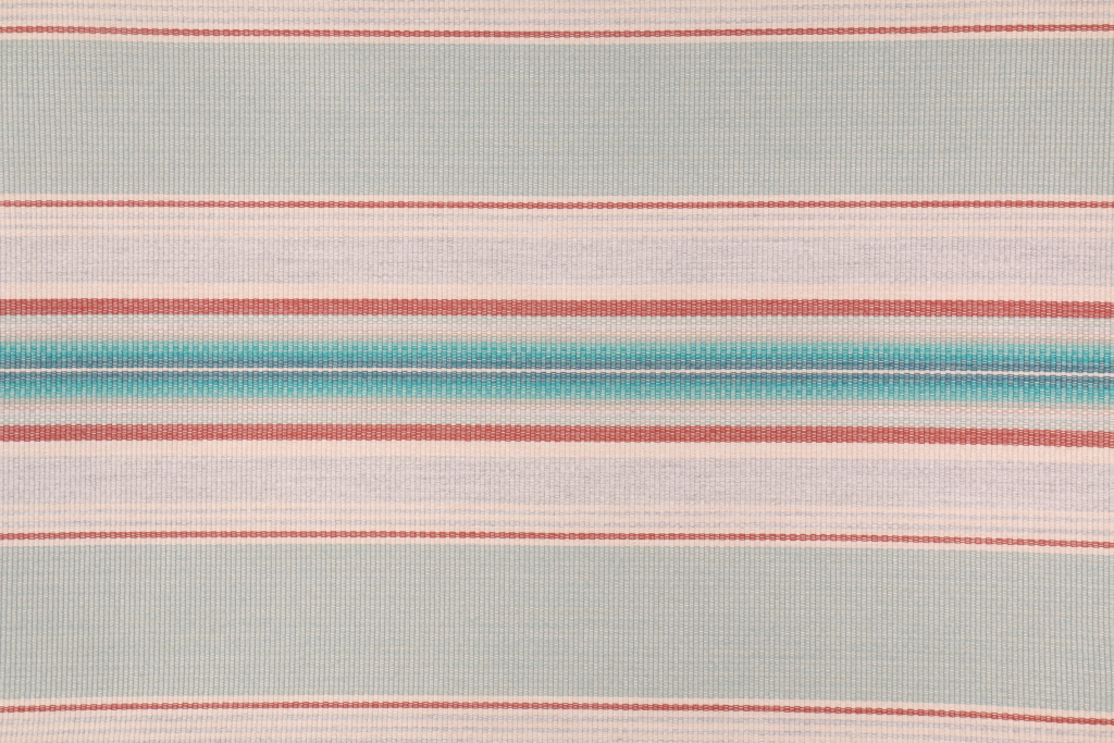 Pendleton Serape Stripe Solution Dyed Acrylic Outdoor Fabric in Turquoise