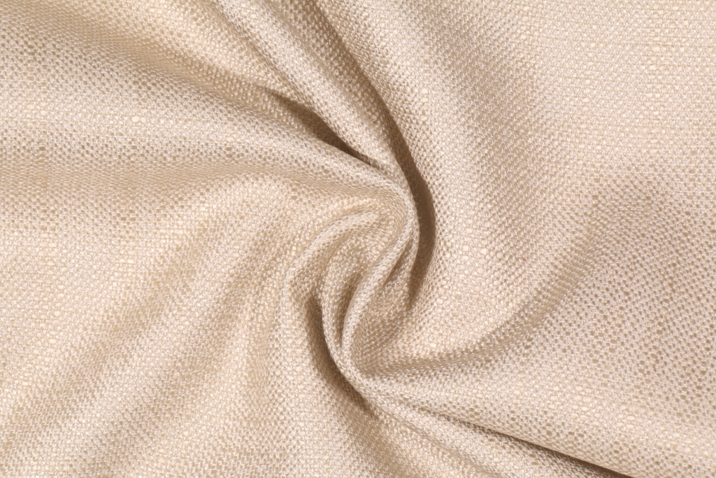 10.8 Yards Rayon & Poly Textured Drapery Fabric in Khaki