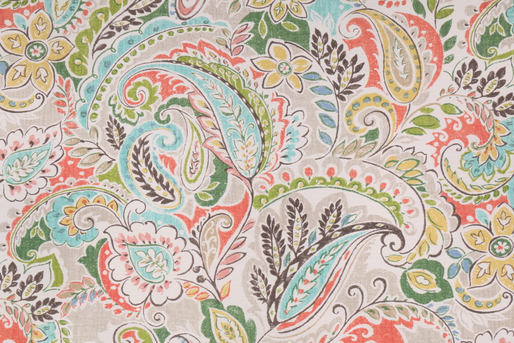Mill Creek Pezzola Printed Polyester Outdoor Fabric in Springtime