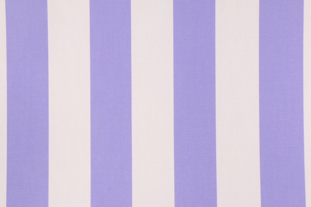 10 Yards Solution Dyed Acrylic Outdoor Fabric in Purple/White Stripe
