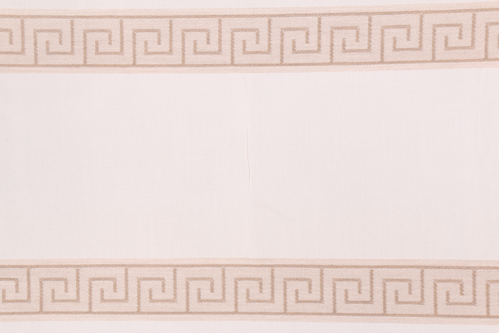 6 Yards Greek Key Stripe Solution Dyed Acrylic Outdoor Fabric