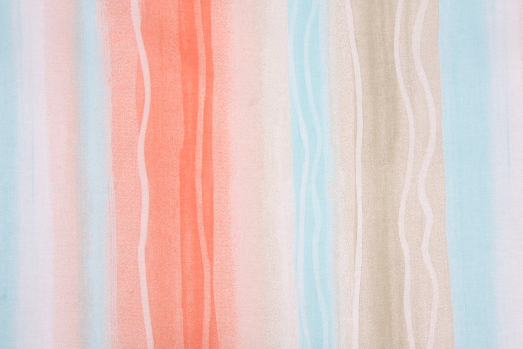 1.75 Yards Kaufmann by Laurette Design Waterfall Stripe Drapery Fabric ...