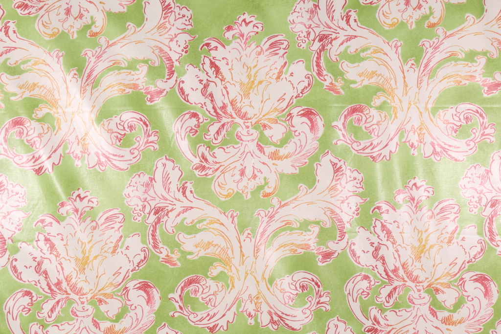 Waverly Classic Curves Printed Polished Cotton Drapery Fabric in Spring