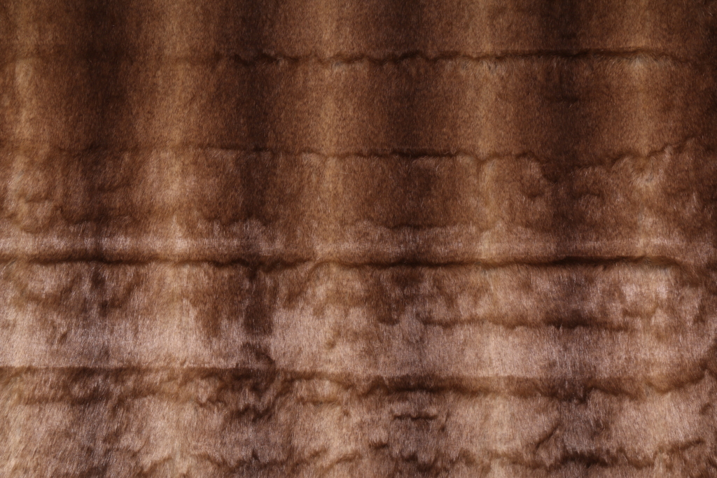 4 Yards Faux Fur Decorator Fabric in Bronze
