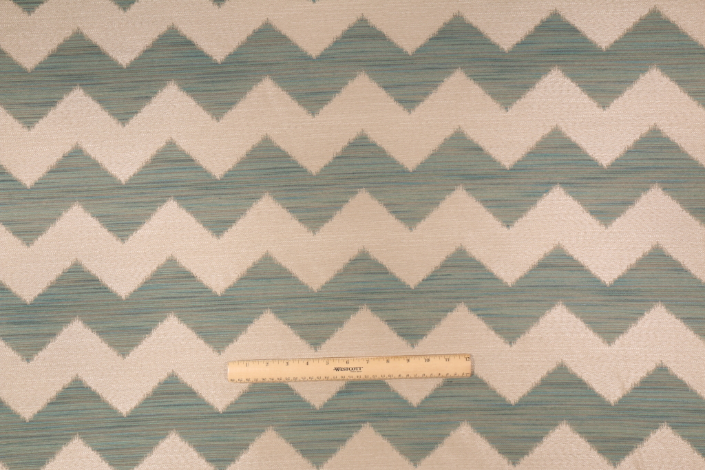5 Yards Richloom Pelo Tapestry Upholstery Fabric in Teal