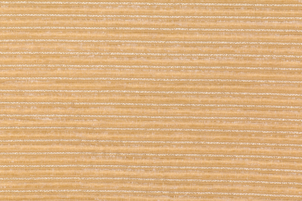 7 Yards Ribbed Upholstery Fabric in Straw