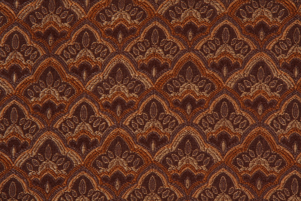 Wise Damask Upholstery Fabric in Truffle