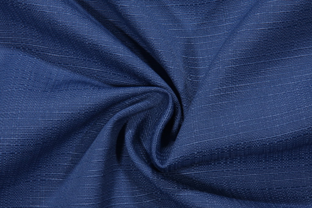 Richloom Solarium Forsyth Polyester Linen Outdoor Fabric in Pacific