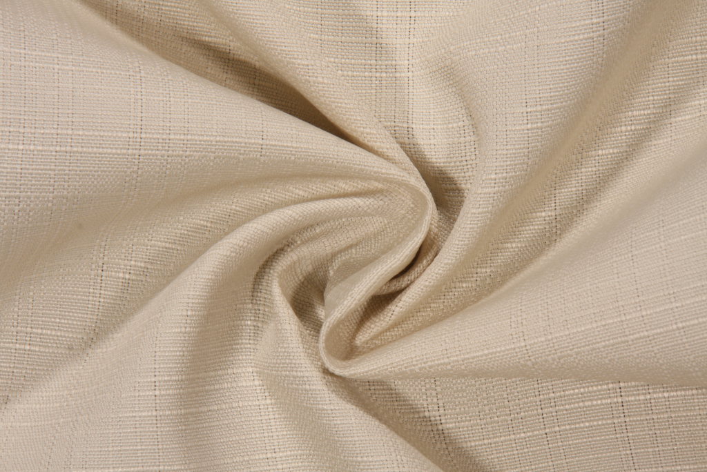 Richloom Solarium Forsyth Polyester Linen Outdoor Fabric in Natural