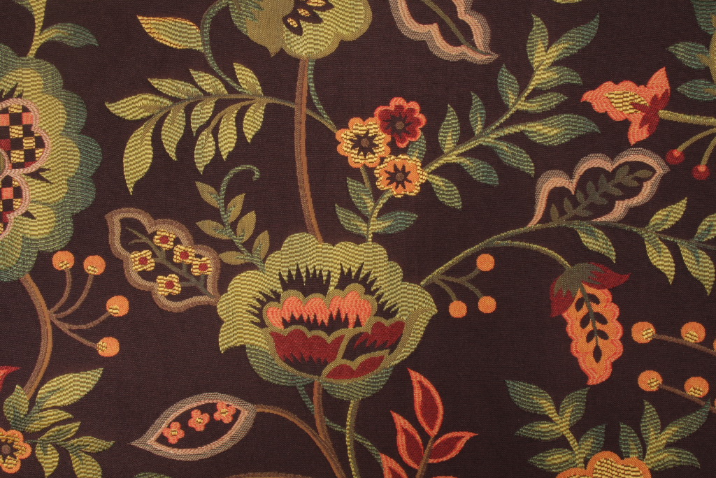 Kalin Fabric Shelby Tapestry Upholstery Fabric in Noir $14.95 per yard