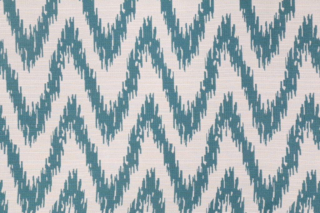 Eroica Spear Tapestry Upholstery Fabric in Teal
