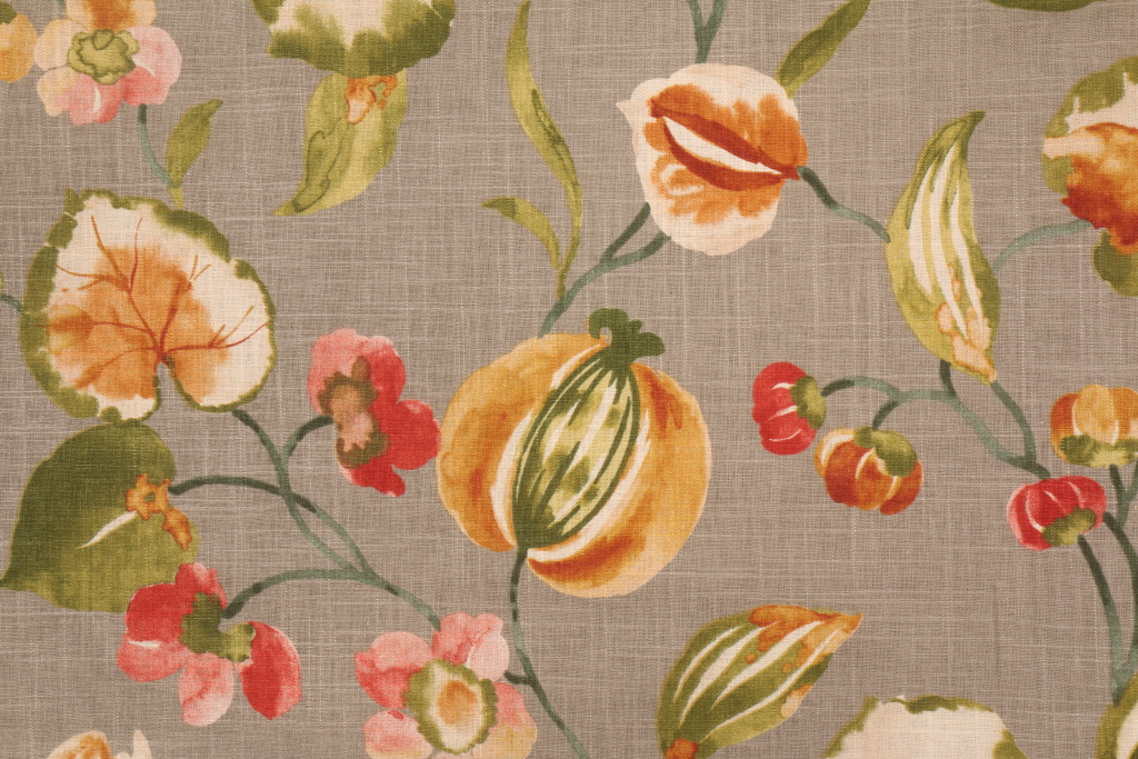 Mill Creek Spring Hill Cliffside Printed Linen Blend Drapery Fabric in ...