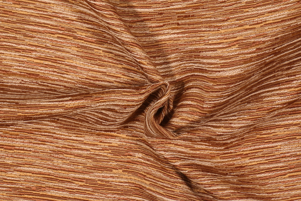Richloom Keith Strie Decorator Fabric in Copper