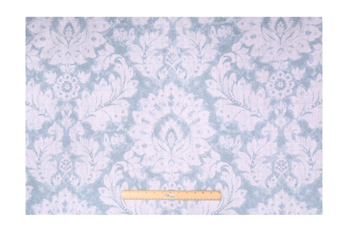 Mill Creek Darvel Paramount Printed Cotton Drapery Fabric in Clearwater