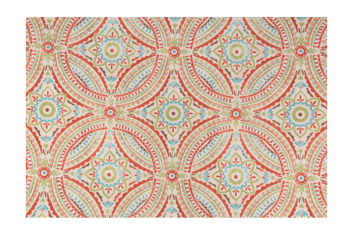 Kelly Ripa Home Blissfulness Printed Poly Outdoor Fabric in Spring