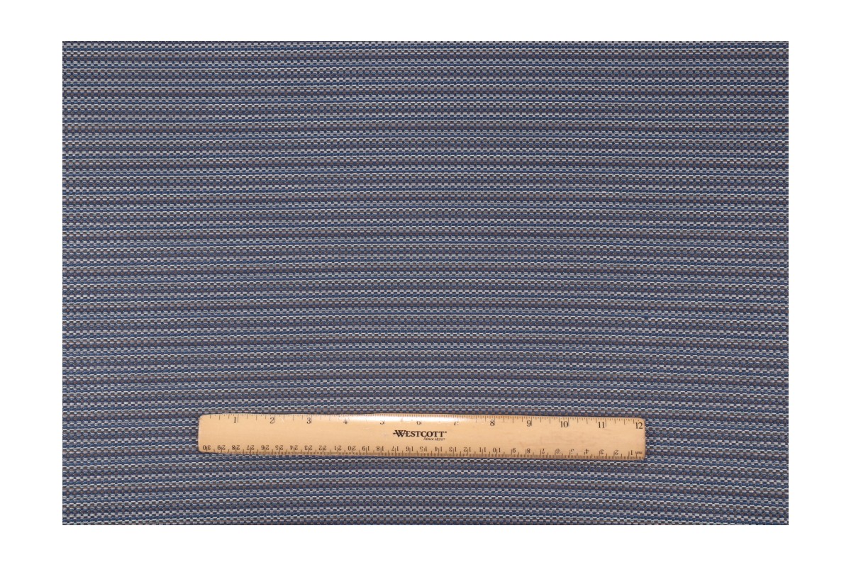 Bella Dura Stripe Woven High UV Polyester Outdoor Fabric in Lagoon