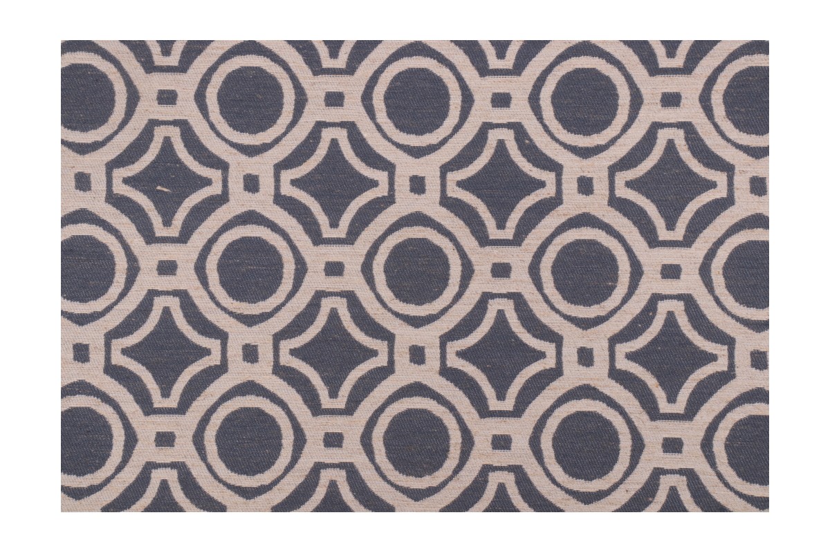 Studia NYC Cane Backing Woven Upholstery Fabric in Indigo