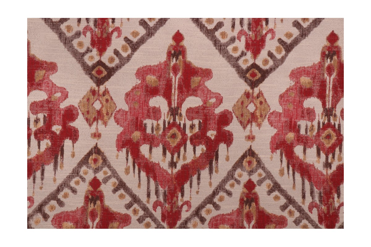 TFA Tarascan Tapestry Upholstery Fabric in Red