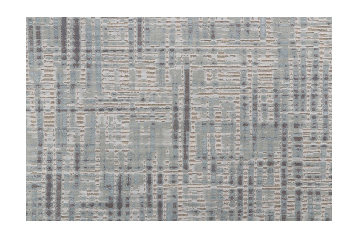 4.5 Yards Designtex Hatchmark Tapestry Upholstery Fabric in Water