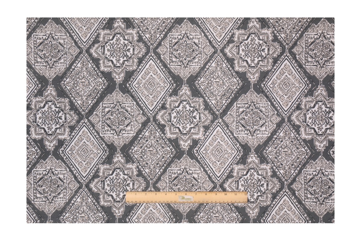 Premier Prints Milan Printed Polyester Outdoor Fabric in Cavern