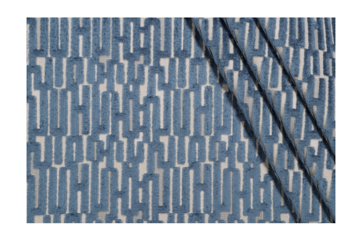 Crypton Lublin High Performance Velvet Upholstery Fabric in Slate