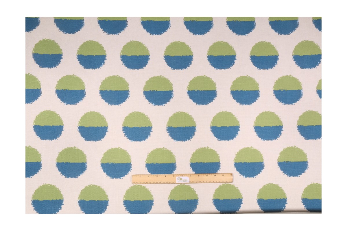 Golding Margot Printed Drapery Fabric in Mediterranean