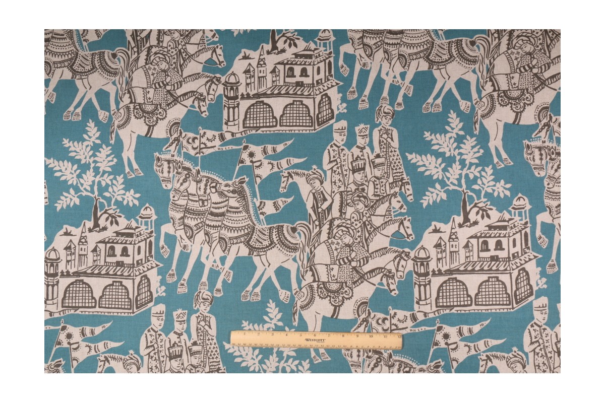 Kaufmann Medina Magic Printed Cotton Drapery Fabric in Persian