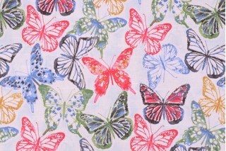 Kelly Ripa Home Blissfulness Printed Cotton Drapery Fabric in Confetti