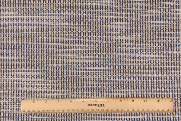 Phifertex Cortez Woven Vinyl Mesh Sling Chair Outdoor Fabric in Navy