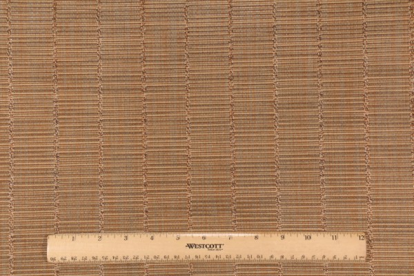 Phifertex Raffia Woven Vinyl Mesh Sling Chair Outdoor Fabric in Pecan