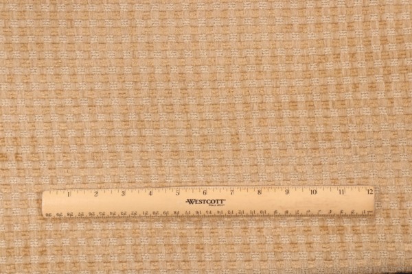 3.13 Yards Robert Allen Bandini Woven Chenille Upholstery Fabric in Jute