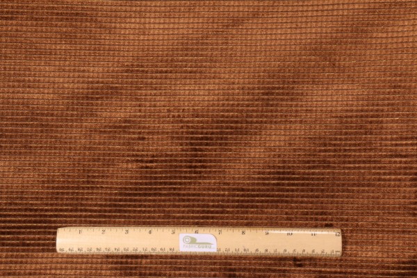 1.6 Yards Designer Italian Made Velvet Upholstery Fabric in Havana