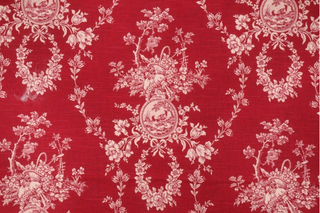 Fabric Guru - Toile Drapery Curtain Fabric